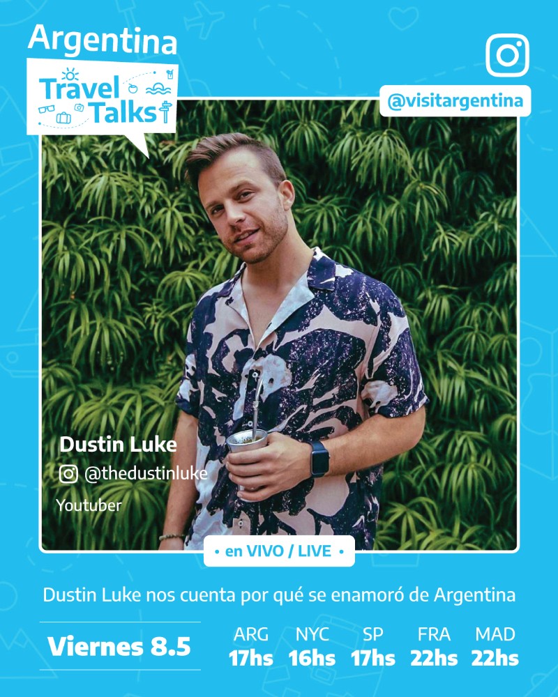 Famoso influencer norteamericano cuenta por qué se enamoró de Argentina ...