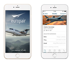 Con la nueva app "Europair Jet" podrá contratar vuelos privados ...
